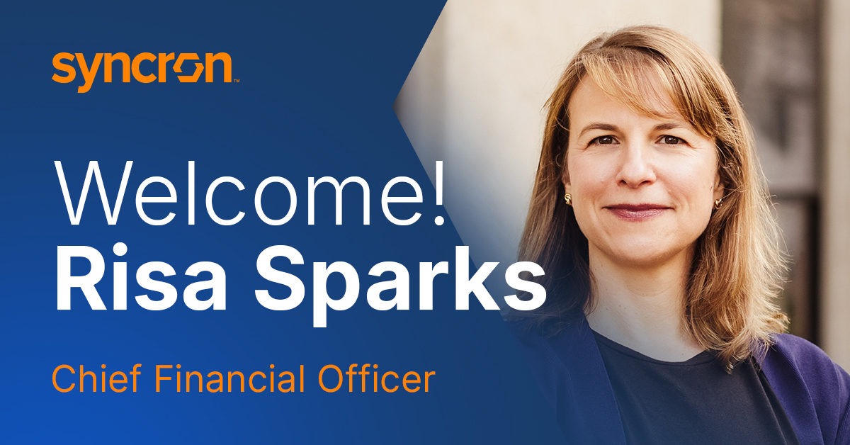 Syncron Appoints Risa Sparks as New Chief Financial Officer - Syncron